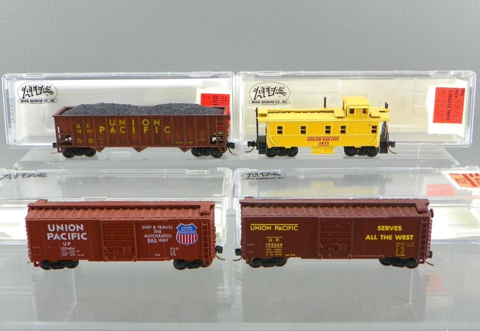 Atlas N 3420 3562 3263 3440 Micro Trains Union Pacific Hopper BoxCar ...