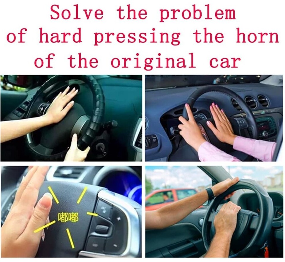 Universal 12V Car Truck Wireless Horn Button Auto Steering Wheel Horn ...
