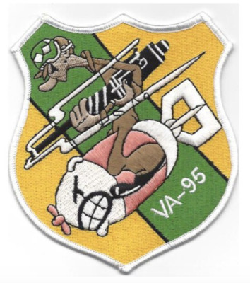 5" NAVY VA-95 ATTACK SQUADRON EMBROIDERED PATCH | eBay