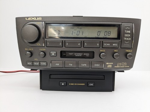 2001-2006 Lexus LS430 CD Cassette Player Changer Radio 86120-50660 OEM ...