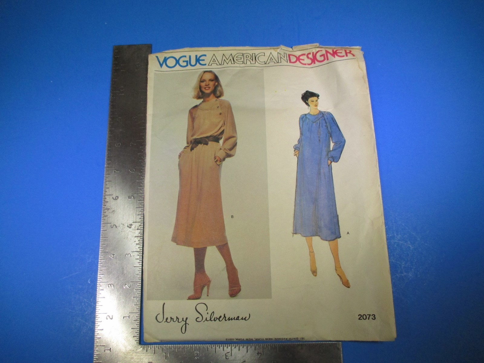 Vogue American Designer Pattern #2073 Jerry Silverman Vogue Pattern ...