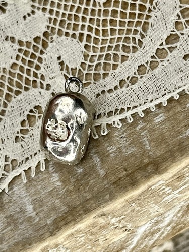 Sterling Silver 925 Potato 🥔 Dangle Bracelet Charm Vintage 14mm 2.7g | eBay