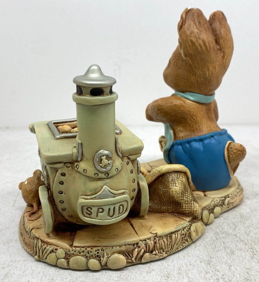 PENDELFIN STONECRAFT RABBIT SPUD BLUE TROUSERS - EXCELLENT UNBOXED 019 ...