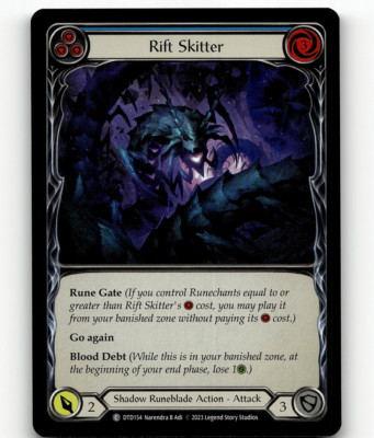 FOIL - Flesh And Blood - Rift Skitter (Blue) - Dusk Till Dawn | eBay