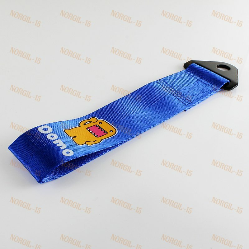 Car Tow /Towing Strap Belt Hook Blue JDM DOMO KUN Racing Drift Rally ...