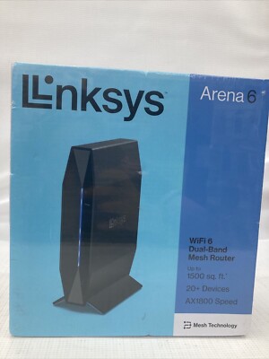 Linksys Arena 6 Dual-Band Mesh Router AX1800 WiFi 6 Brand New Sealed ...