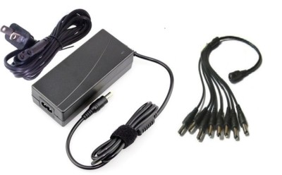 8 Camera Power Supply For CCTV Security Camera System Output 12VDC 5Amp ...