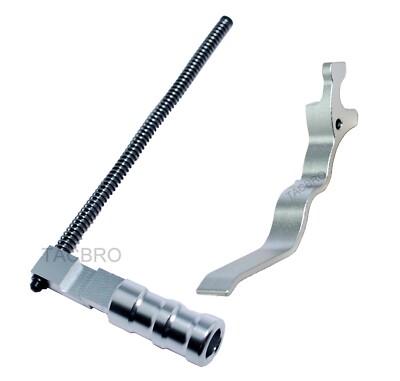 Silver Ruger 10/22 Bolt Charging Handle &Extended Magazine Release ...