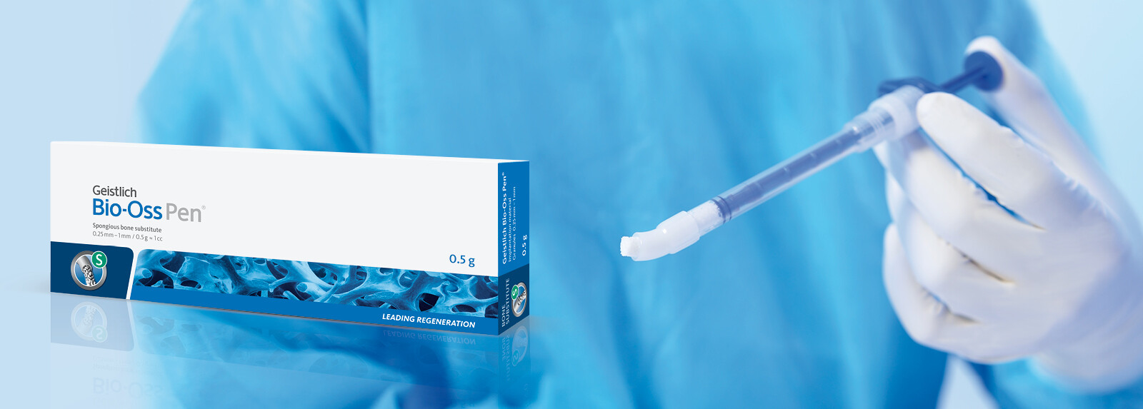 Geistlich "Bio-Oss Pen" Large Granules (1mm -2mm) Bone Grafting 0.5g/1.5cc | eBay Australia