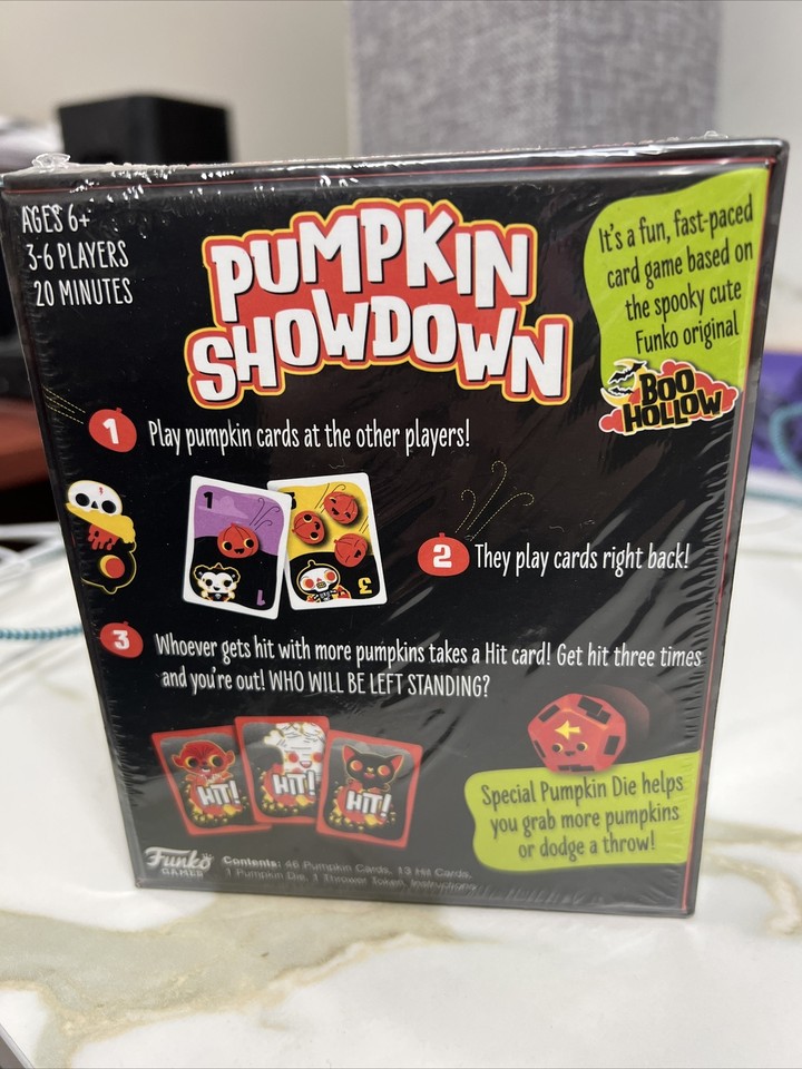 Funko Games Boo Hollow Pumpkin Showdown A Silly Spooky Card Game ...