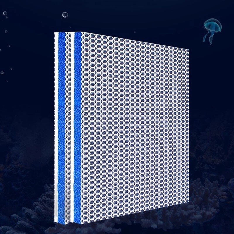 8D Aquarium Filter Media 8-Layer Filter Pads Bio Sponge Foam for Fish ...
