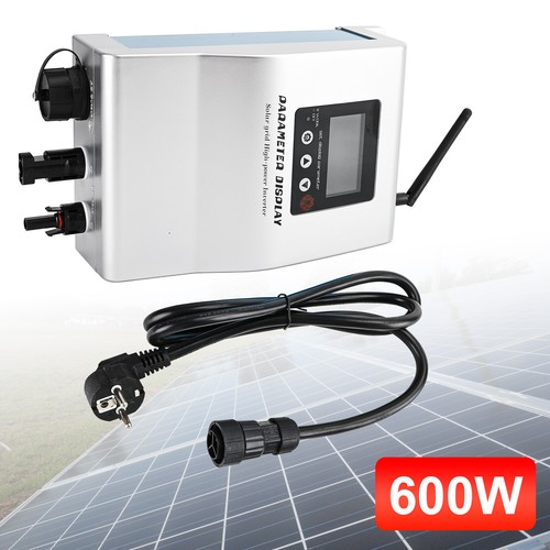 600W/120Vac IP60 Waterproof WiFi Solar Inverter Grid Tie MPPT Micro Inverter | eBay