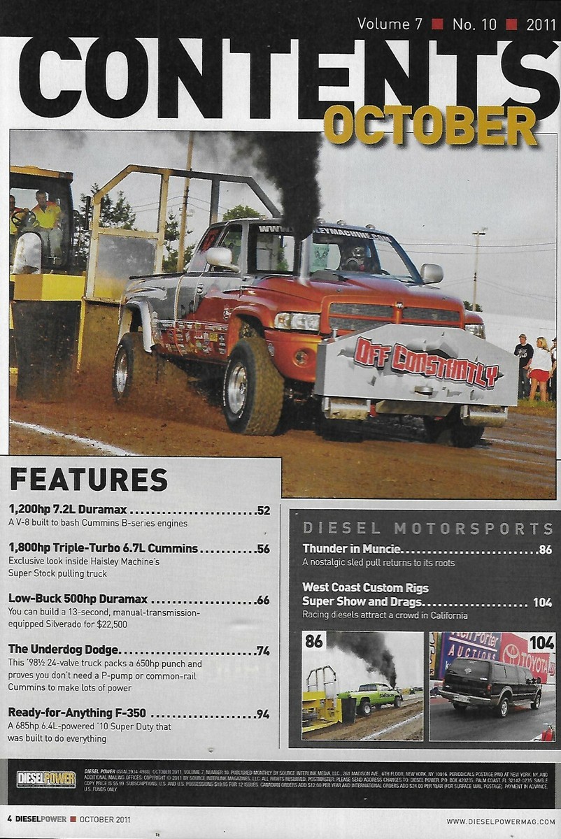 Diesel Power Magazine Wallpapers