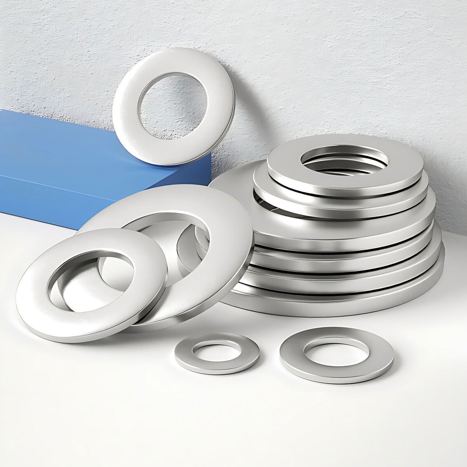 DIN 988 A2(304) Stainless Steel Shim Washers Flat Shims Thick 0.1/0.2/0 ...
