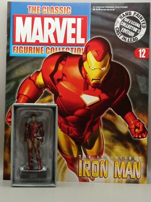 Eaglemoss The Classic Marvel Figurine Collection Iron Man issue 12 with ...