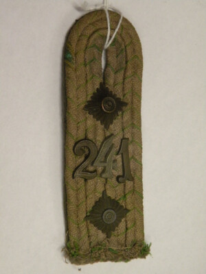 WW1 241ST Infantry Regt, Officers , Shoulder Board/ Strap,Feldgrau | eBay