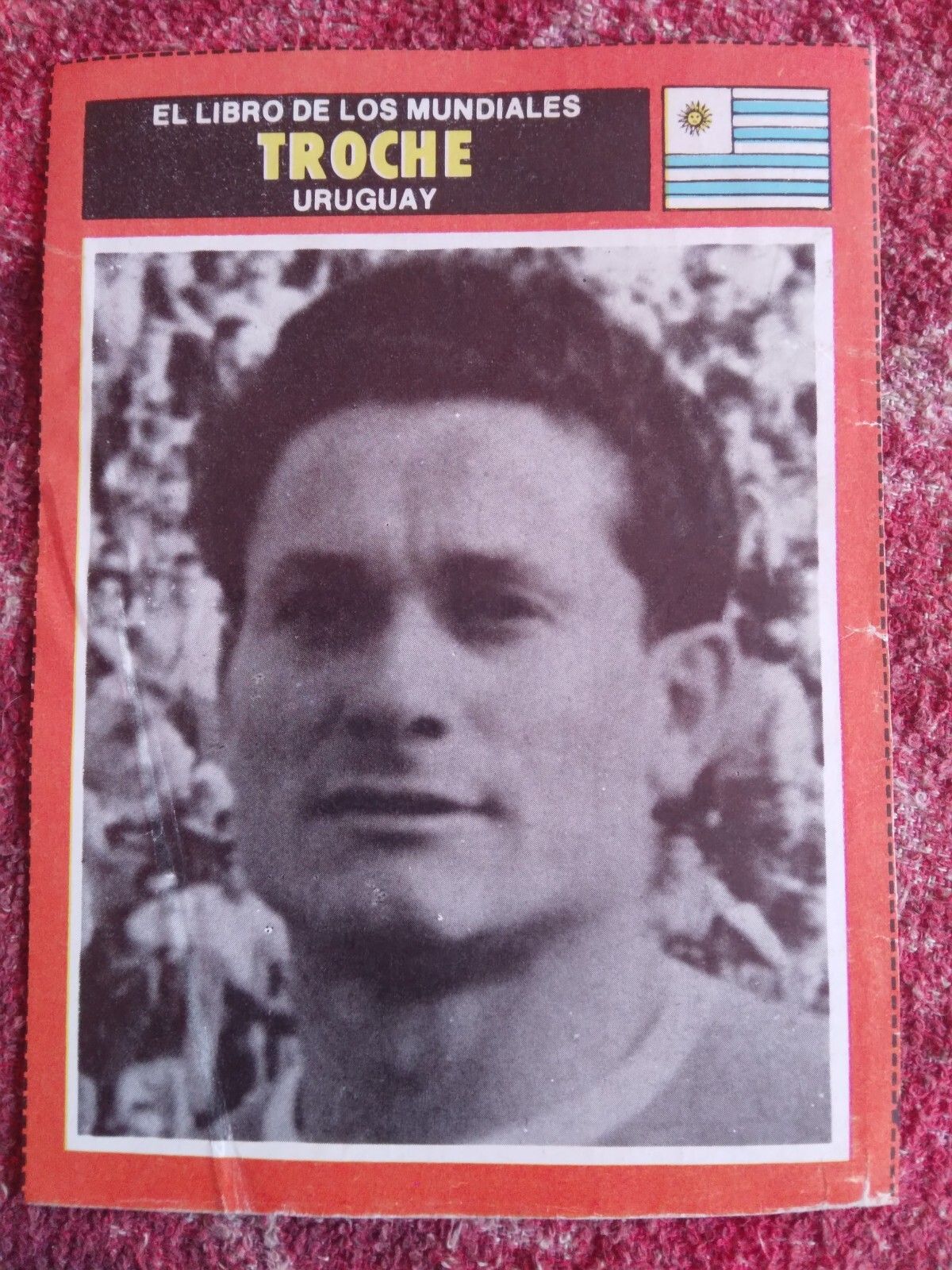 Collectible card of the great soccer player Horacio Troche | eBay
