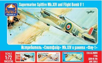 ARK MODELS 1/72 SUPERMARINE SPITFIRE AND FLYING BOMB NET 72012 Model ...