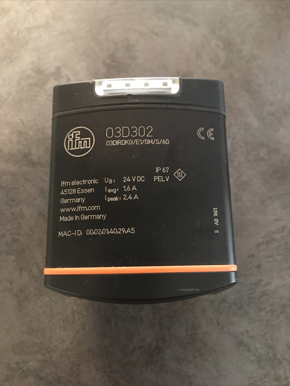 ifm 03D302 3d Sensor for sale online | eBay