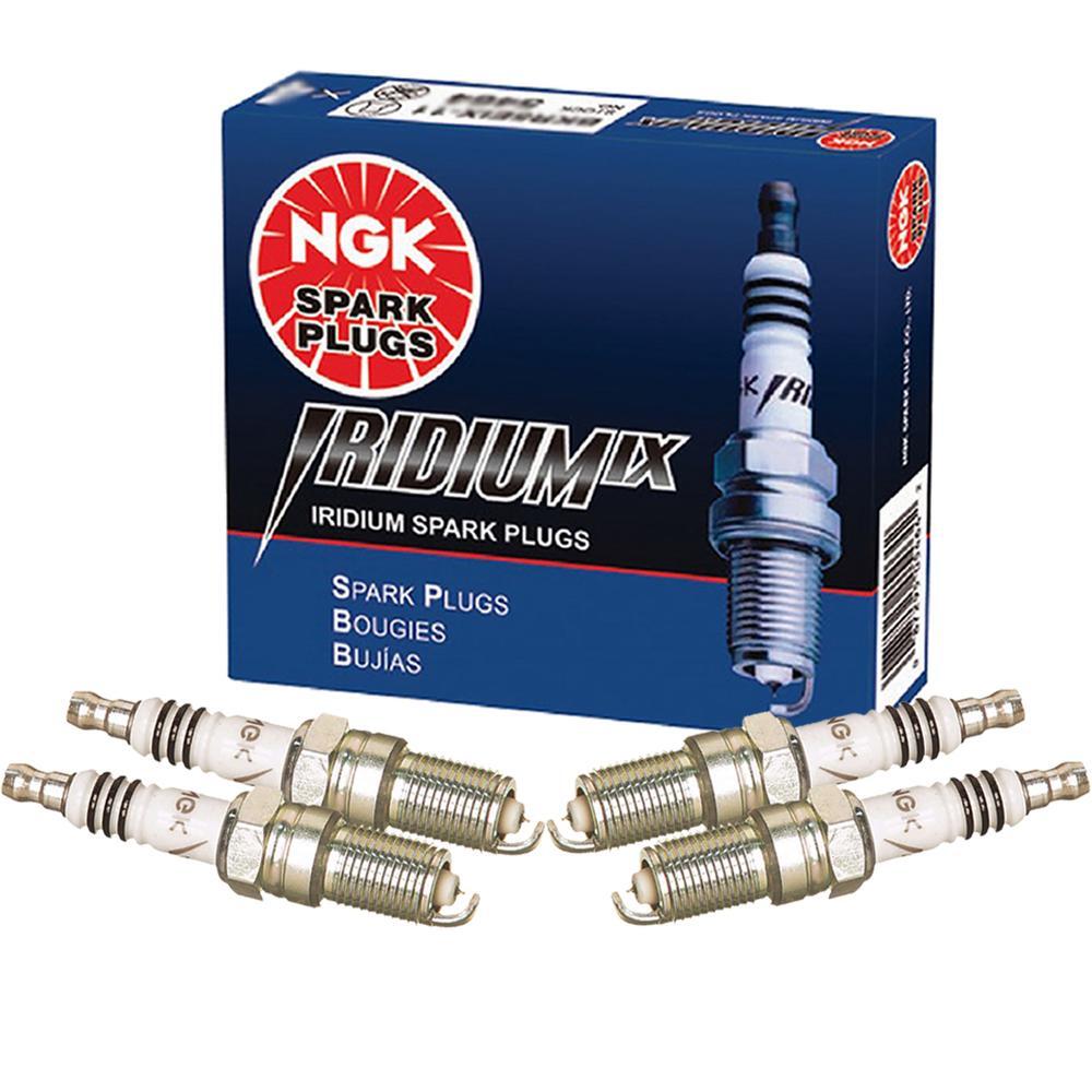 NGK Iridium IX Set of 4 Spark Plugs 7397 TR5IX for Chevrolet Ford Mazda ...