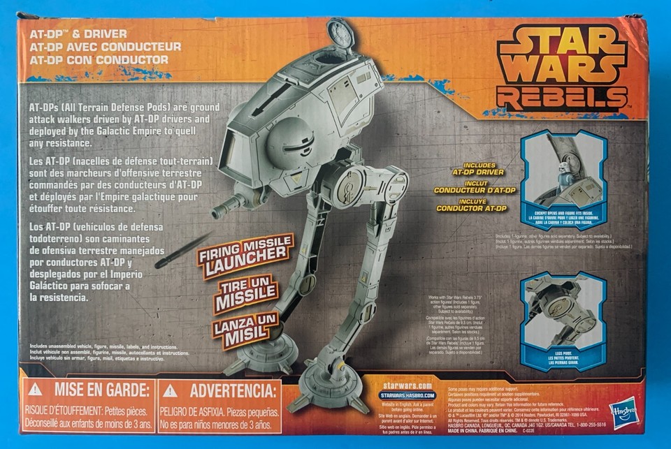 STAR WARS DISNEY TRI-LOGO REBELS AT-DP WALKER & DRIVER TARGET EXCLUSIVE ...