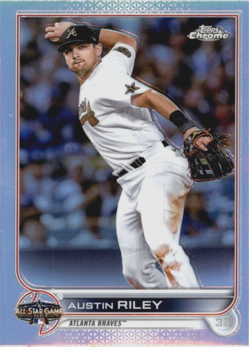 2022 Topps Chrome Update Refractor Austin Riley Atlanta Braves #ASGC-50 ...