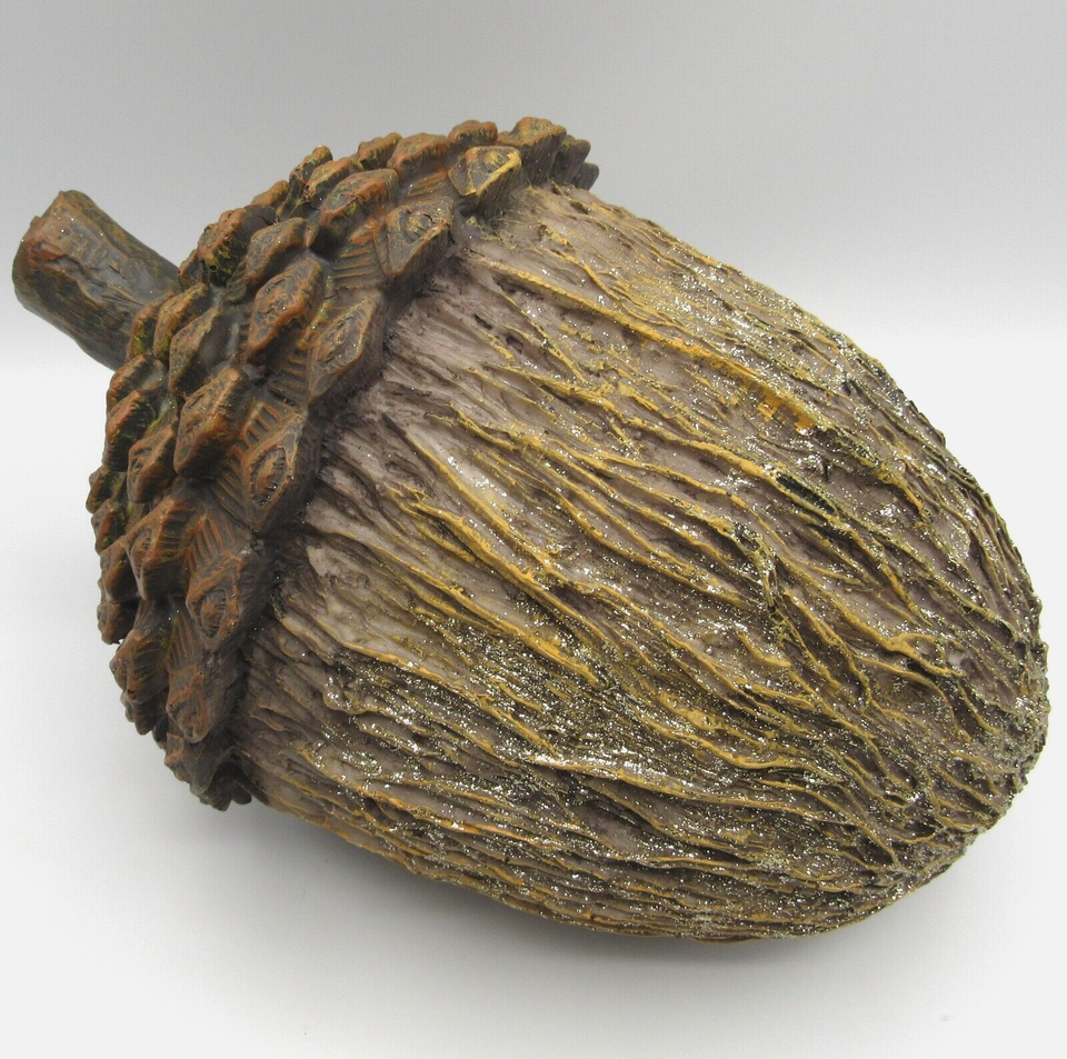 RESIN ACORN/NUT CARVED DESIGN FALL AUTUMN THANKSGIVING DÉCOR NEW | eBay