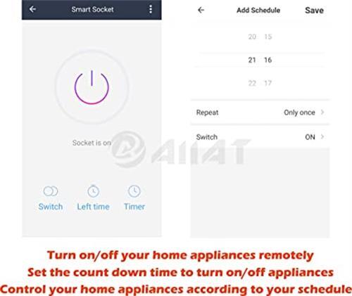Smart Plug,Mini Alexa Plug Socket Remote Control Your Home, Wifi Timer Plug | eBay UK