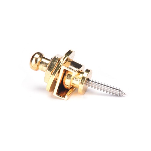 Round Chrome Head Guitar Strap Locks System Parts for Electric Guitar ...