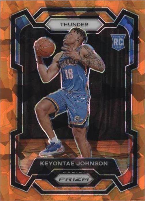 2023-24 Panini Prizm - Keyontae Johnson #176 Orange Ice Prizm (RC) for ...