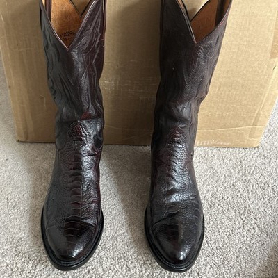 Lucchese Classics Handmade Boots - American Alligator Bias Cut - Mens ...