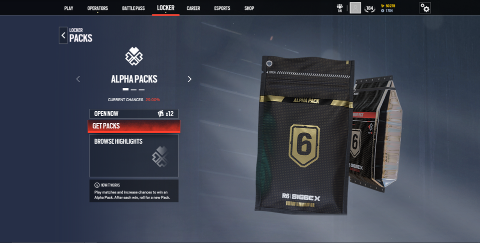 Rainbow six siege Account, 50k Renown, Chroma Streaks, Level 184, 1,704 ...