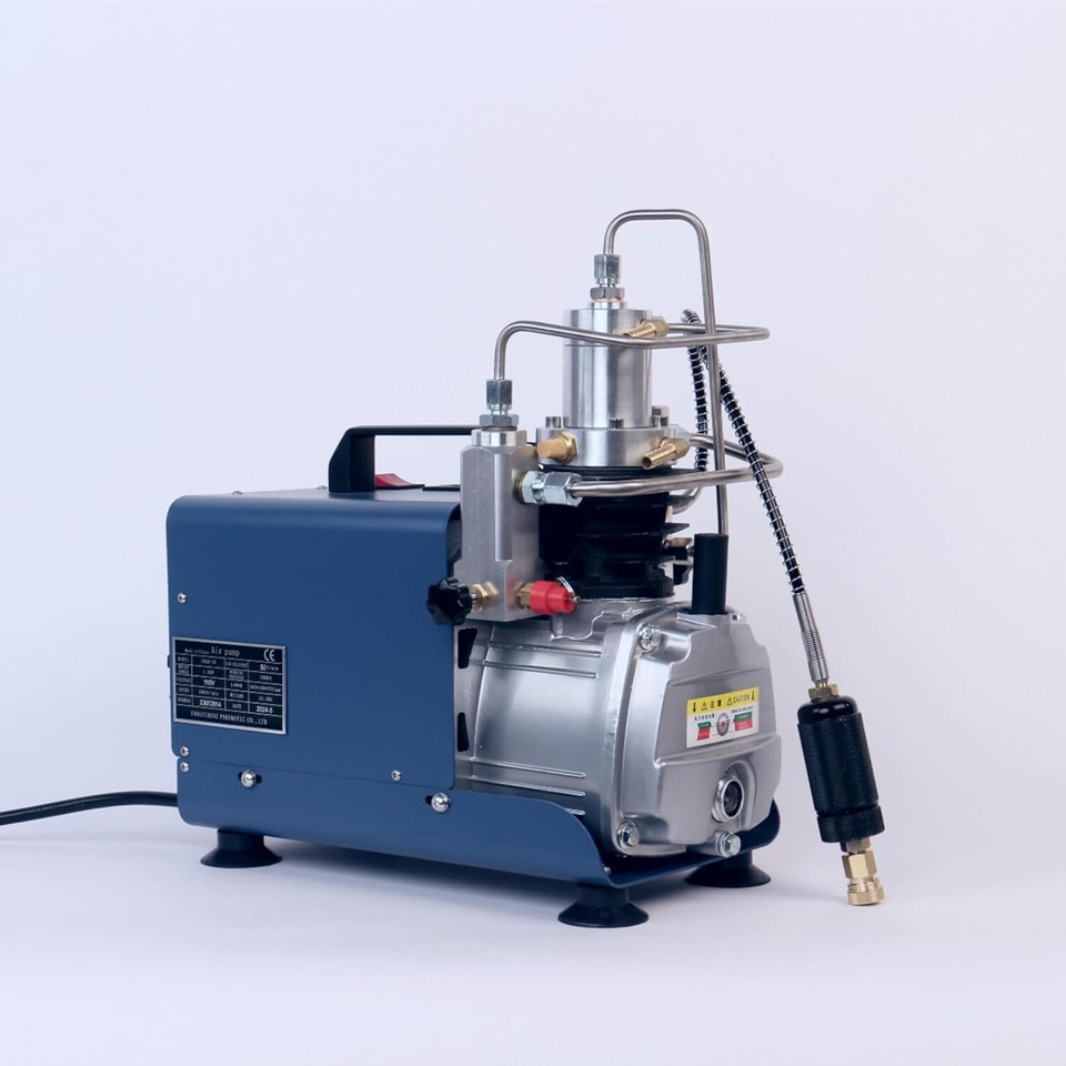 Yong Heng PCP Air Compressor 30Mpa/4500Psi Manual-Stop High Pressure ...