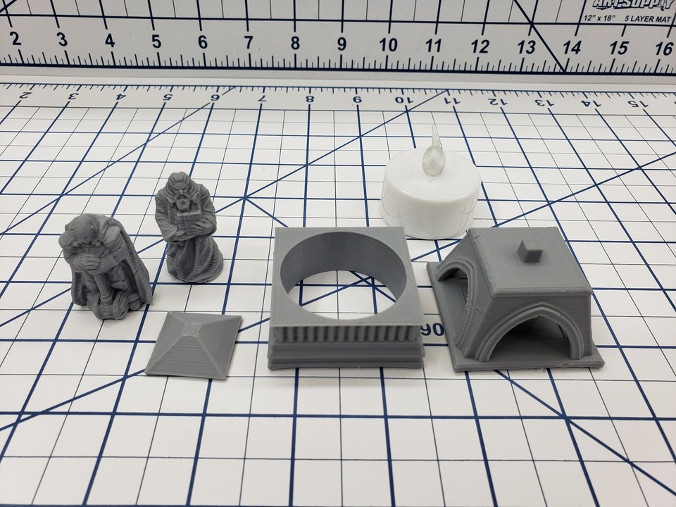 Brazier Statue Set - DND - Pathfinder - RPG - Dungeon & Dragons ...