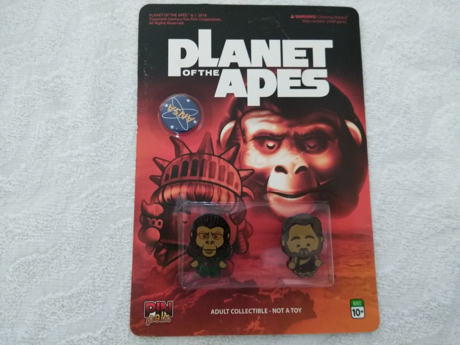 Geek Fuel Exp Pin Palz 50th Anniversary Planet of the Apes Exclusive ...