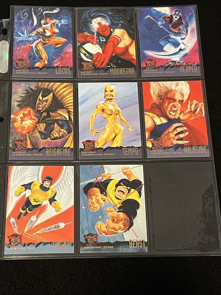1995 Fleer Ultra X-Men Cards! Base & Chase Cards! U Pick! Updated Stock ...