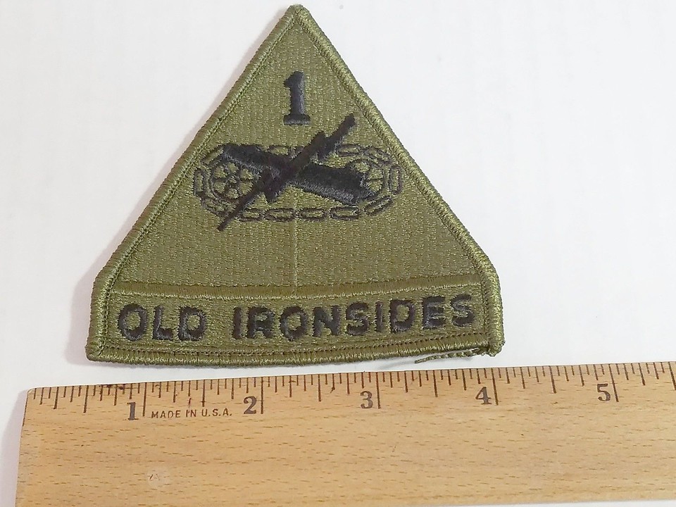 US Army Old Ironsides First Armored Division WWII Patch Vintage | eBay