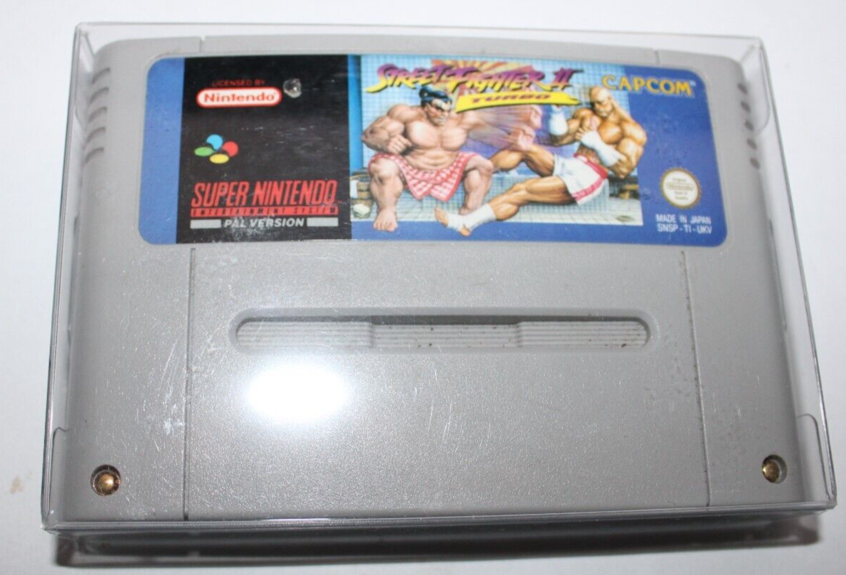 Super Street Fighter II Turbo Nintendo SNES (Modul) working 16-bit ...