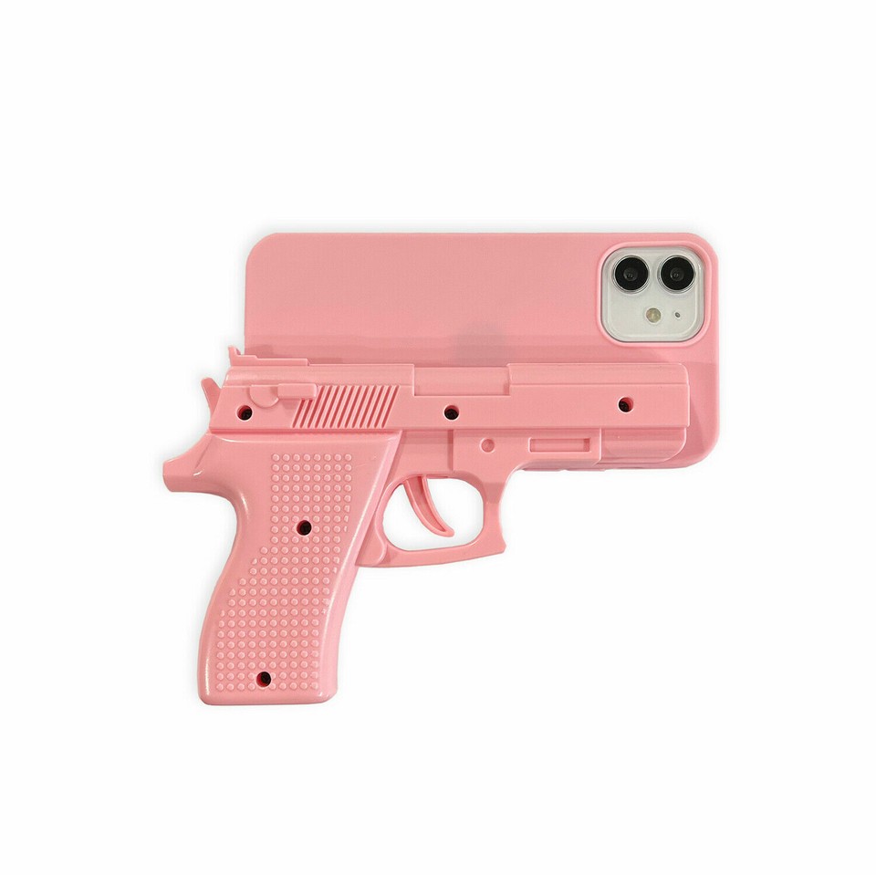 Toy Pistol Gun Phone Case for iPhone 15/16/14/13/12/11/XR/X Soft ...