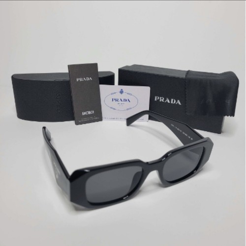 PRADA PR 27ZS Men's Irregular Sunglasses - Black/Gray (PR 27ZS 16K08Z ...