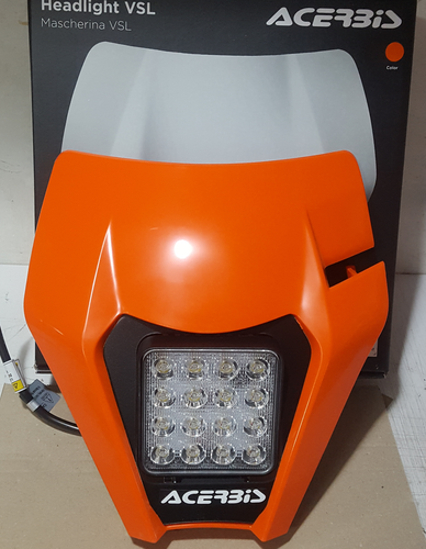 Acerbis Portafaro Faro Led Mascherina Ktm exc f 250 exc f 350 2017 2018 ...