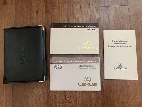 2001 LEXUS RX 300 OWNERS MANUAL SET W/CASE FREE SHIPPING | eBay