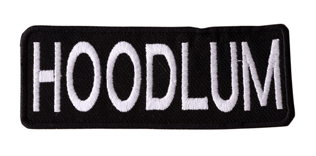 HOODLUM Embroidered Iron On Motorcycle Biker Vest Patch P32 | eBay
