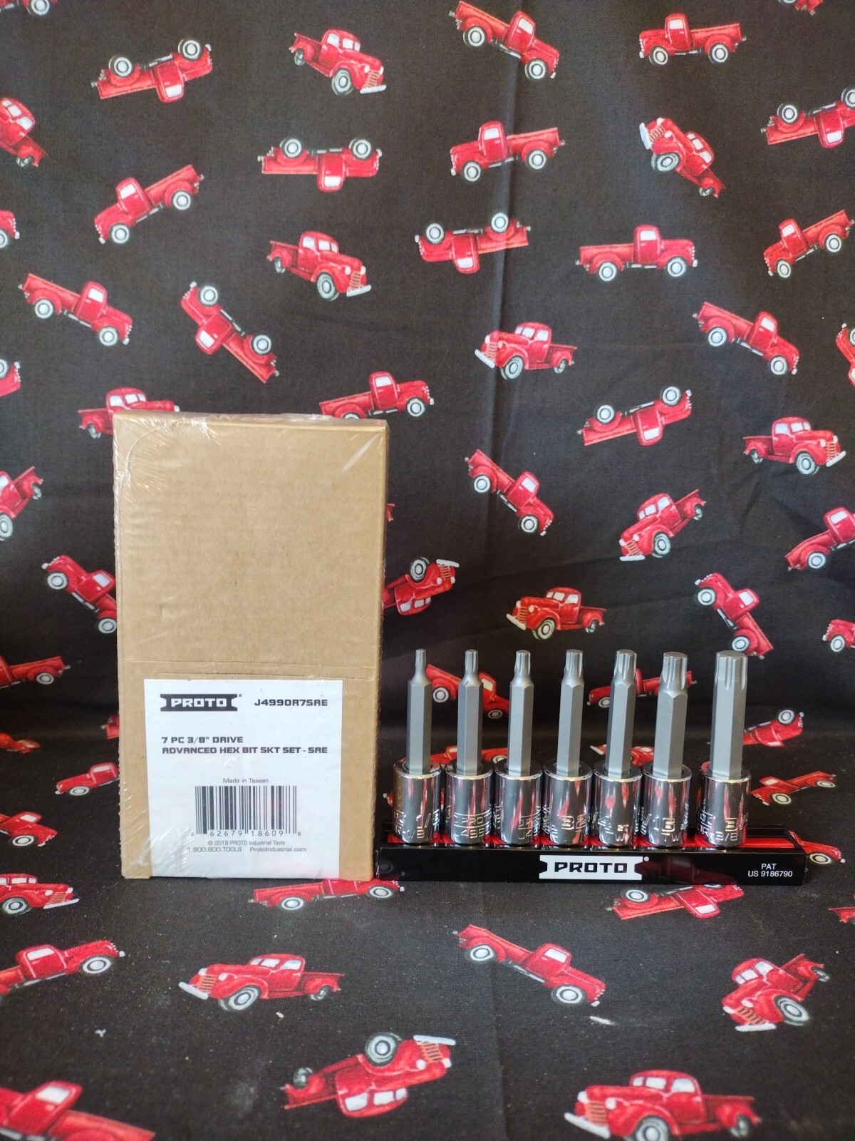 Proto 7pc 3/8" Drive Advanced Hex Bit Socket Set SAE J4990R7SAE 1/8 ...