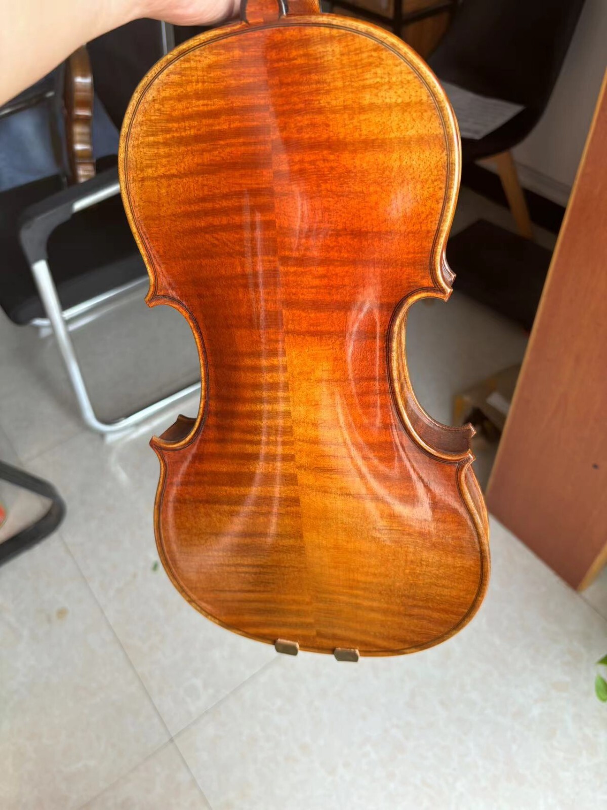 Handmade violin 4/4 spruce maple musical instrument sweet sound Aubert ...