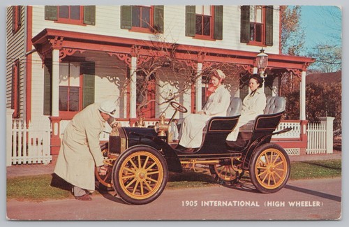 Transportation~Black w/Gold Trim 1905 Int'l High Wheeler Auto~PM 1984 ...