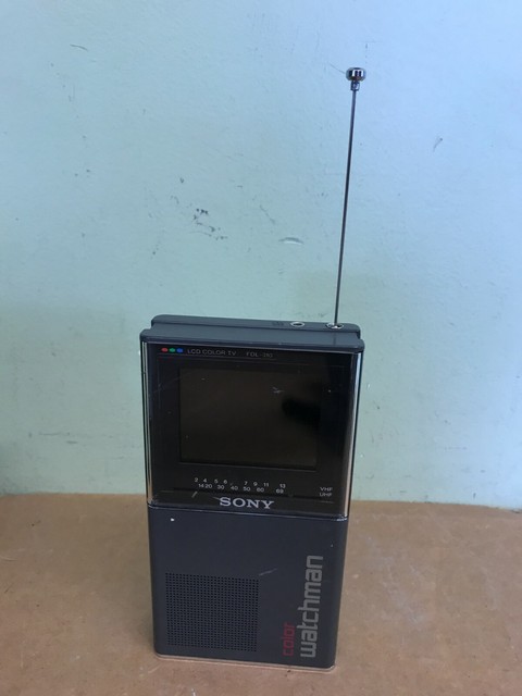 Vintage Sony Watchman Portable Analog LCD Color TV Fdl-310 for sale ...