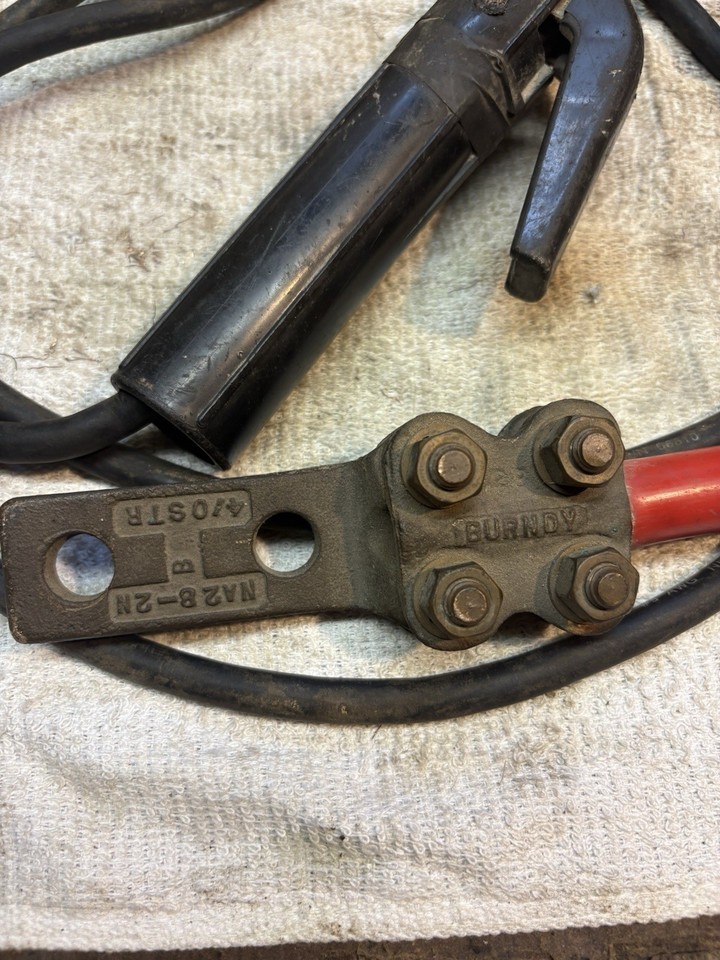 Burndy NA28-2N With Welding Lead | eBay