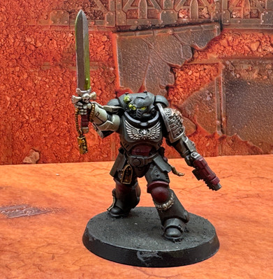 PRIMARIS LIEUTENANT WELL-PAINTED Deathwatch Space Marines 40K | eBay