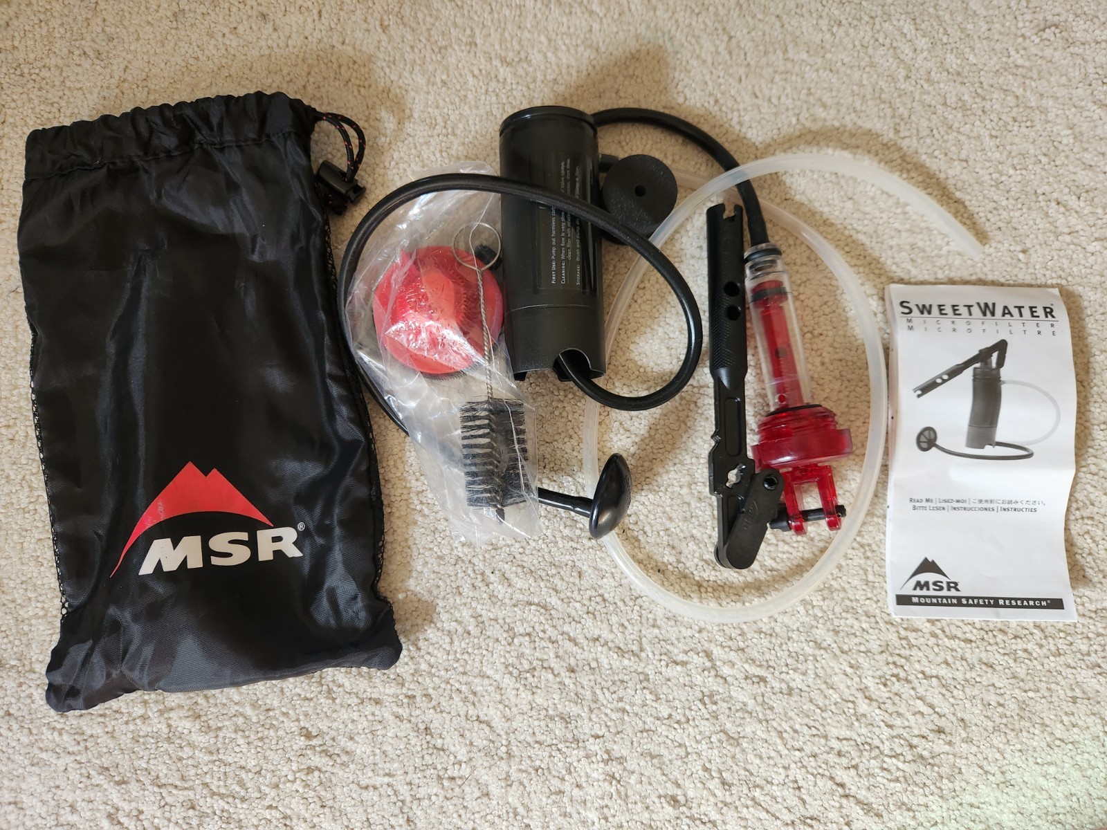 New MSR Sweetwater MicroFilter Water Purifier Filtration System | eBay